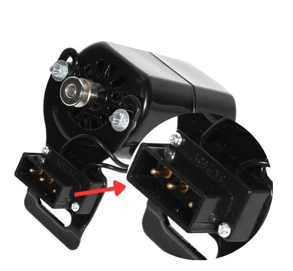 Sewing Machine Motor Socket Plug YDK Type | Daraz.pk