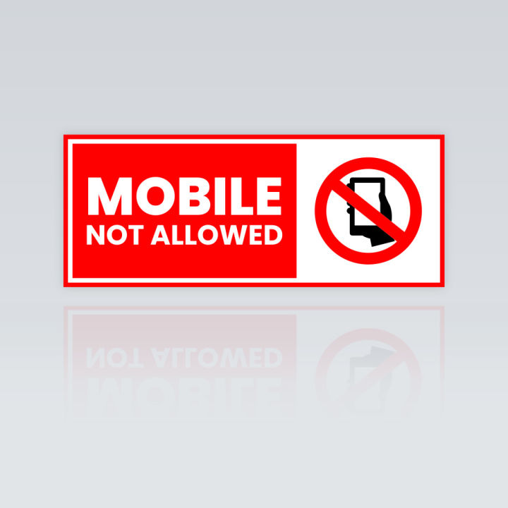 Mobile phone not allowed sign | Daraz.pk