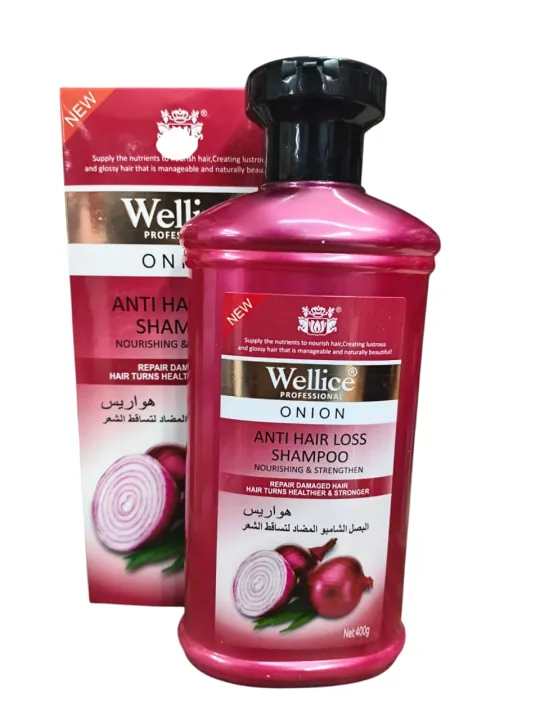 Wellice Professional Onion Anti Hair Loss Shampoo – Advanced Hair Fall Control and Growth ...