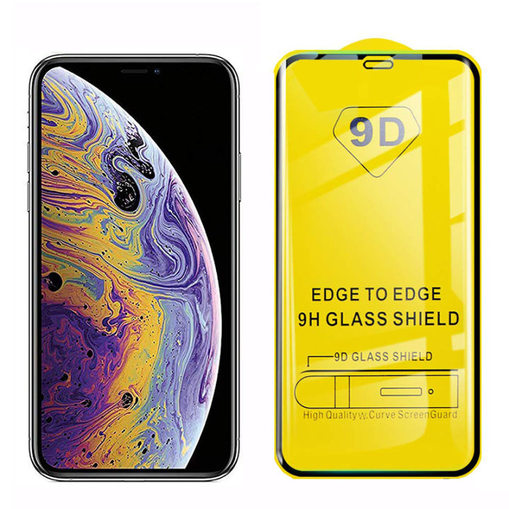 IPhone 13 pro max 9D Full Glue Tempered Glass Screen Protector For ...