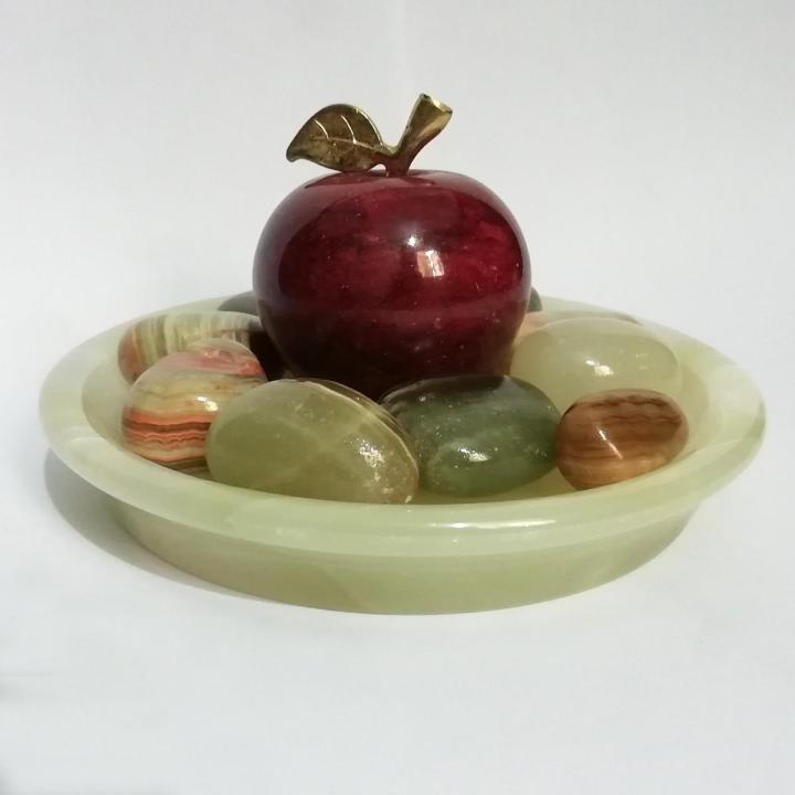 Marble Apple Stone, Marble Apple, Handcrafted Decoration, Marble Apple ...