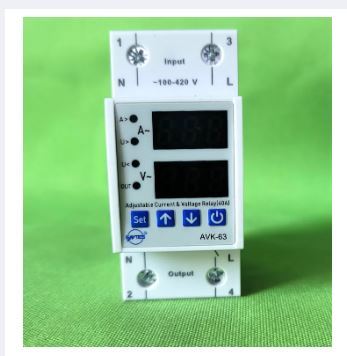 Voltage Protector and Current Protection AVK-63A for Home Appliances ...