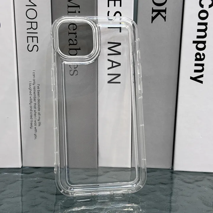 Airbag Clear Silcione Phone Case For IPhone 11 12 13 14 15 Pro Max XR ...