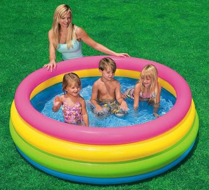 INTEX - Sunset Glow Large Pool / Intex Swimming Pool / Kids Swimming ...