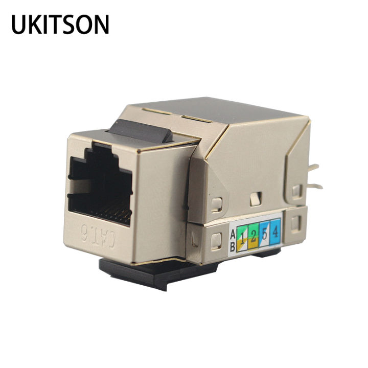 【High-quality】Shielded CAT6 RJ45 Keystone Jack Network Plug Modular CAT ...