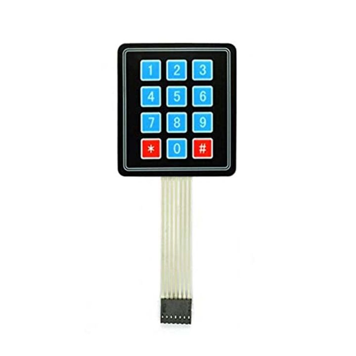 Keypad 4x3 Matrix Array 12 Keys keyboard arduino | Daraz.pk