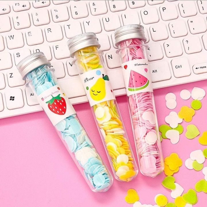 RN Portable Mini Body Washing Bath Test Tube Confetti Foaming Flower ...