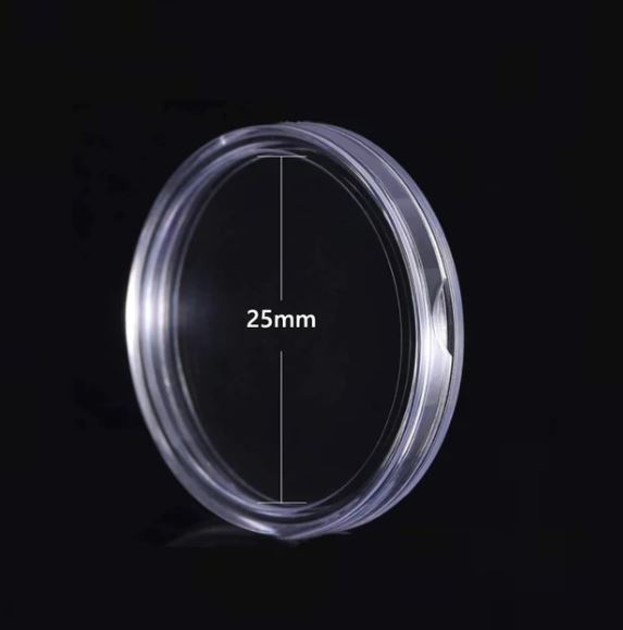 COIN HOLDER - 25mm - Transparent Plastic COIN Holder Storage Capsules ...