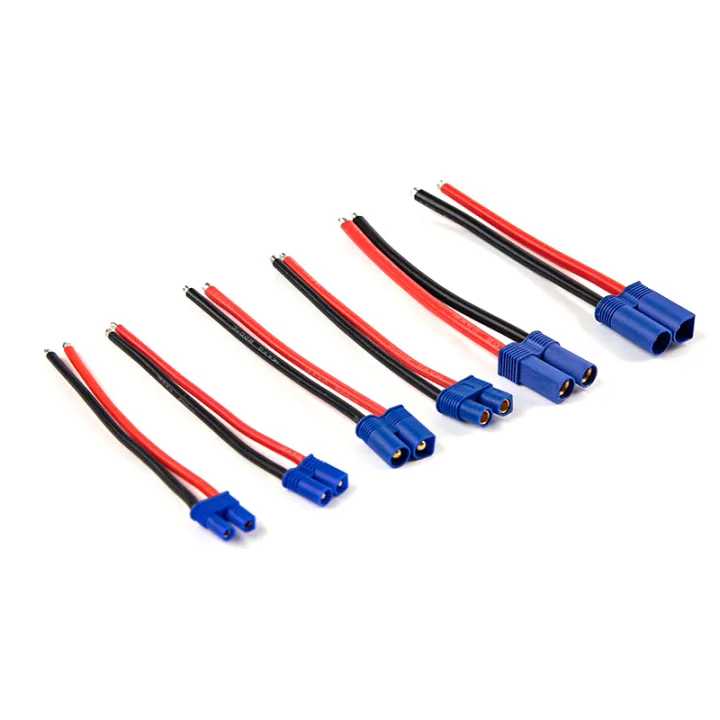 EC2/EC3/EC5 Male Female Connector Pigtail Cable Silicone Wire RC Lipo Battery ZHIXING | Daraz.pk