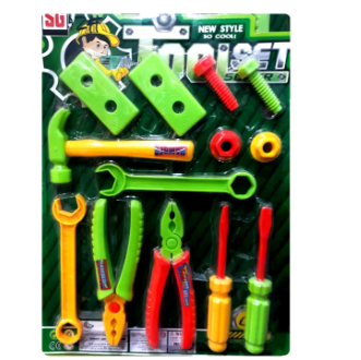 13 Pieces Construction Tool Set For Kids | Daraz.pk