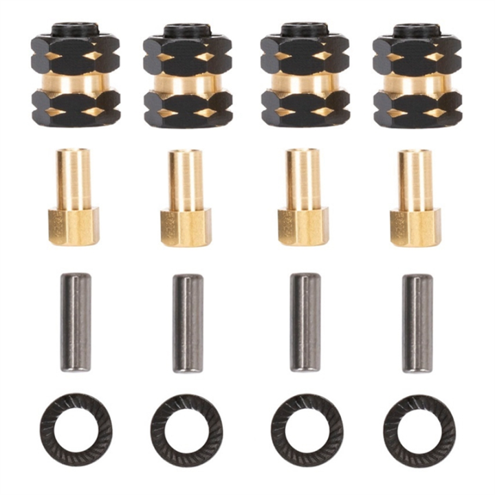 Brass Extended Wheel Hub Spacer Adapter Axle Counter Weight for Axial ...
