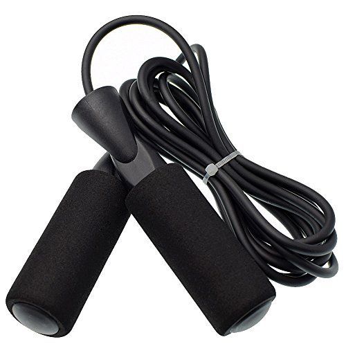Anti Slip Skipping Rope Professional Black Jumping Rope Skipping Rope ...