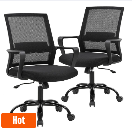 Office Revolving Chair for Staff - Computer Chair Lumbar Support ...