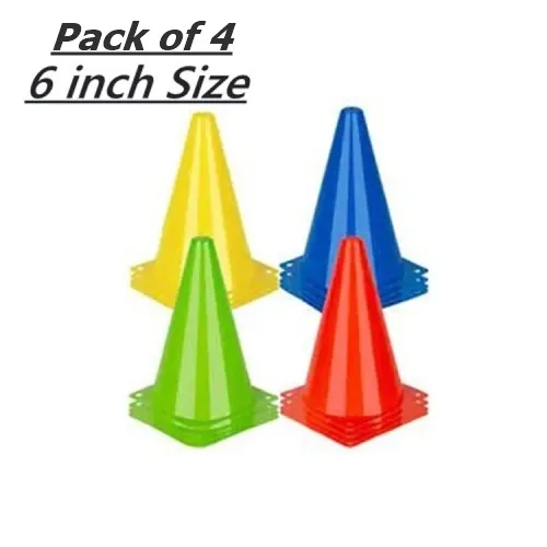 (4Pcs)6 inch Multipurpose Training Cones Football Basketball, Soft ...