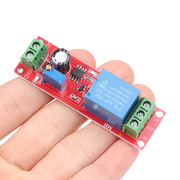 NE555 DC 12V Delay Relay Shield Timer Switch Adjustable Module Cologo ... NE555 DC 12V Delay Relay Shield Timer Switch Adjustable Module Cologo ...