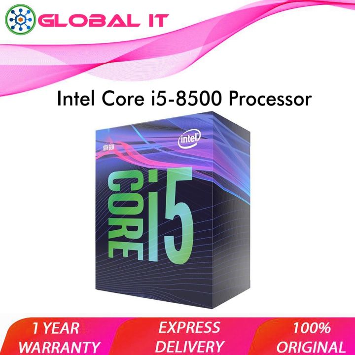 Core i5 8500 1 Year Warranty - Intel Core i5 8500 Processor, 8th Gen, 6 ...