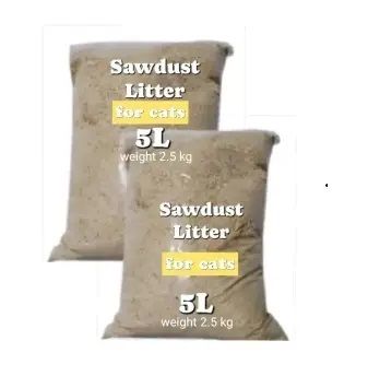 Wood cat litter Clumpy Sawdust 2.5 kg (5L) | Daraz.pk