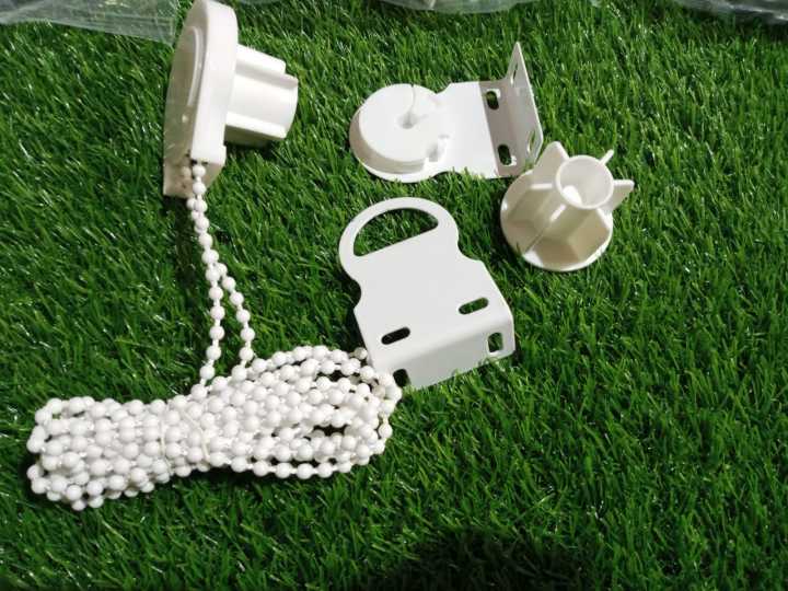 High-Quality Window Curtain Pole Brackets with Chain System - DIY Home ...