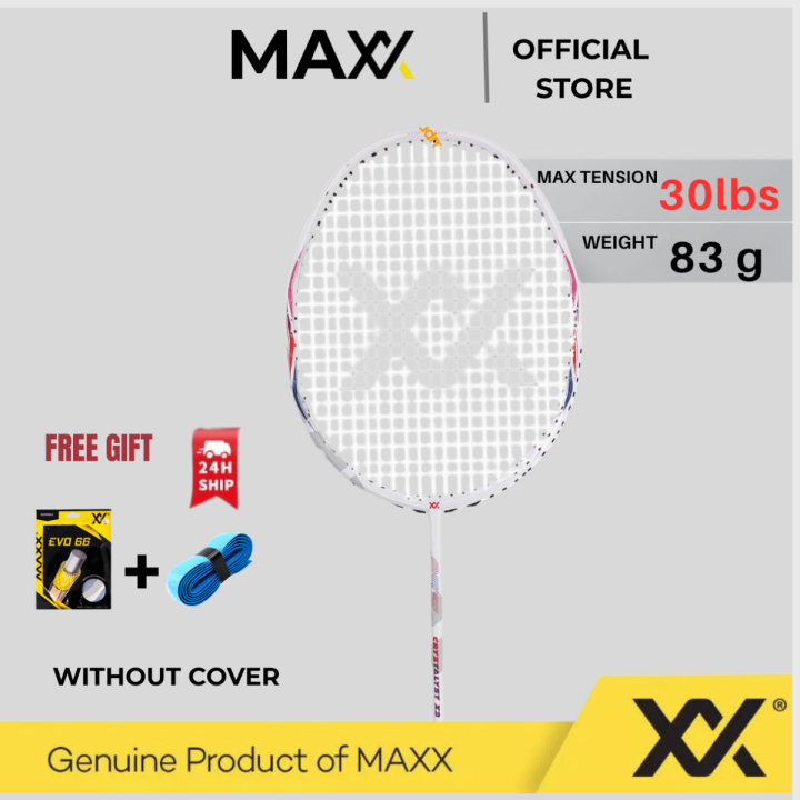 MAXX Badminton Racket High Modulus Graphite, T30, Hotmelt Tech ...