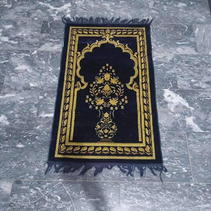 Traditional Jai Namaz Mehrab Design Janamaz Muslims Prayer Rug Mat ...