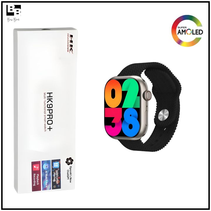 HK9 Pro Plus Smart Watch Gen3 2.02″ AMOLED Display 45mm With AI ChatGPT ...