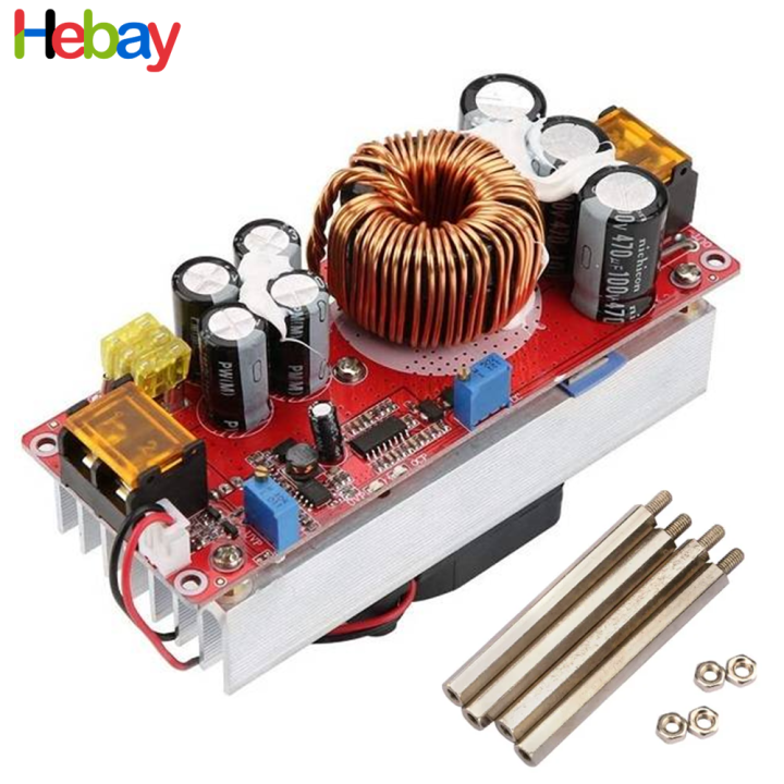 DC-DC 1500W 30A Voltage Step Up Converter Boost CC CV Supply Module ...