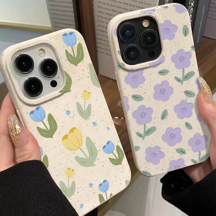 100%new celebrity trend+In stock+COD Fashion Full screen tulips Phone ...