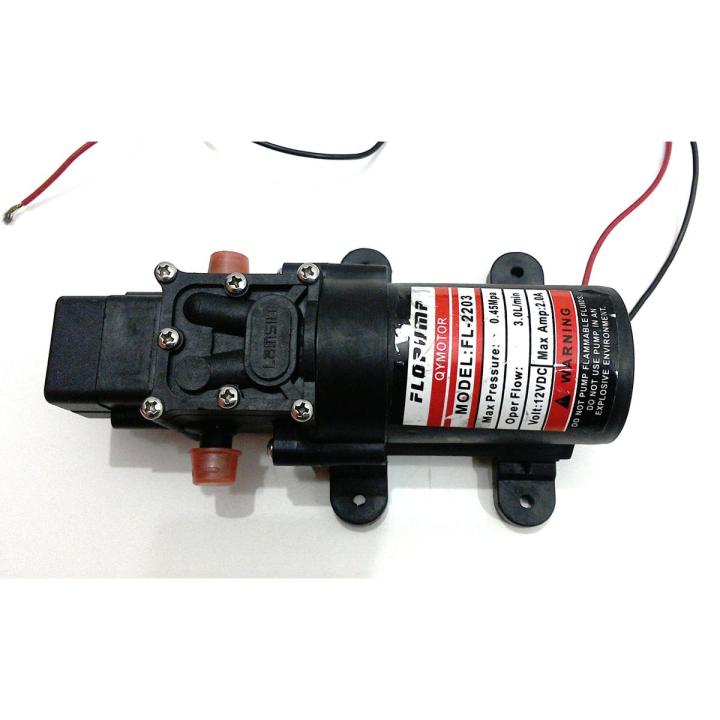 12V 60W High Pressure Micro Diaphragm Water Pump Automatic Switch 5L ...