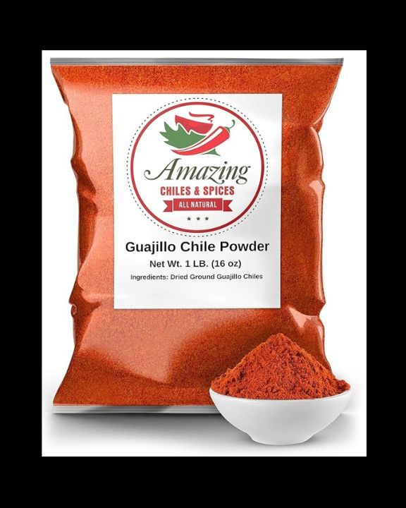 Guajillo Chile Powder Ground 1 LB (16oz) – Natural and Premium. Great ...