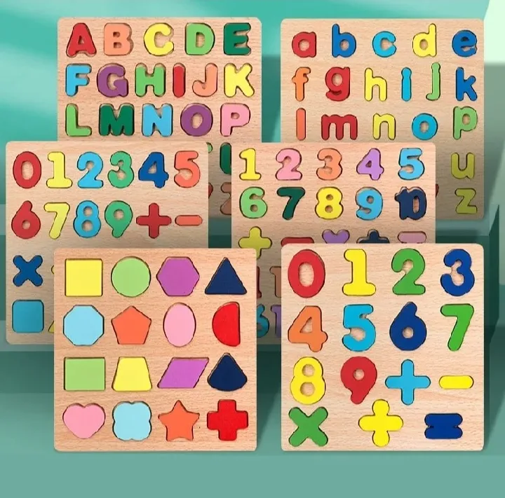 ABC WOODEN BOARDS | Early Learning Wooden Boards for Kids | Alphabet ...