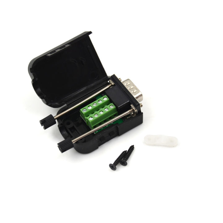 DB9 Male D-Sub 9 Pin Plug Breakout Terminals Solderless Nut Type ...