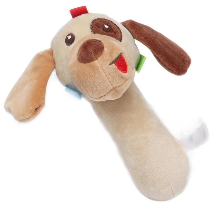 BoBa Soft Baby Rattles Cartoon Stuffed Animal Infants Rattle Stick Toy ...