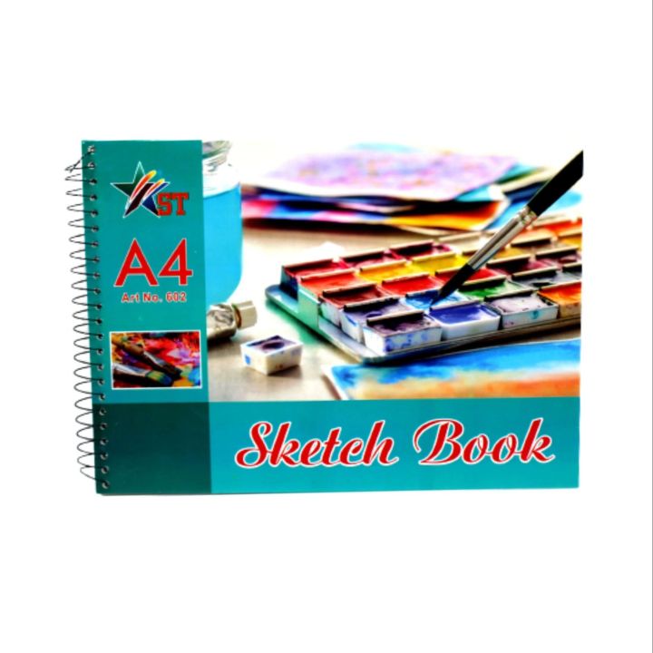 Sketchbook a4 size paper-a4 Sketchbook | Daraz.pk