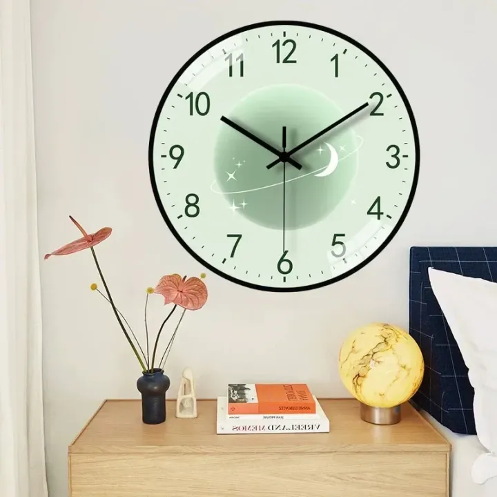 Modern Simple Punctual Wall Clock Simple Three-dimensional Silent Non ...