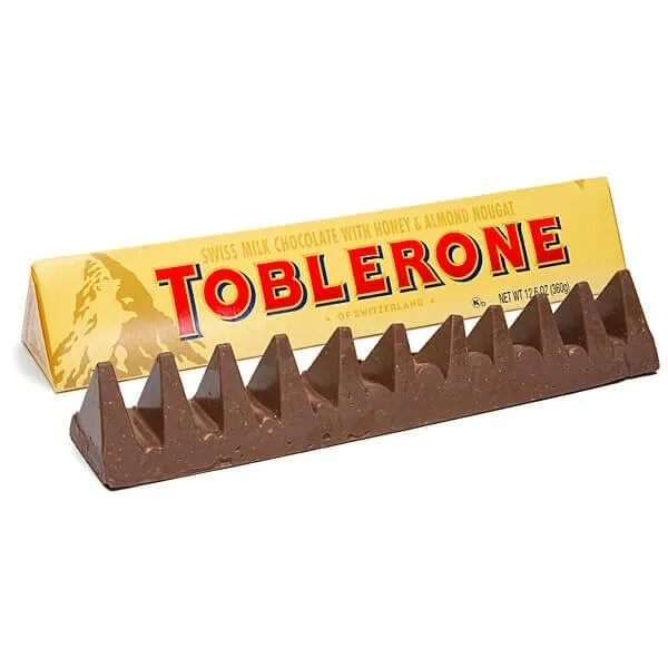 "Imported Switzerland Toblerone Swiss Milk Chocolate with Honey ...