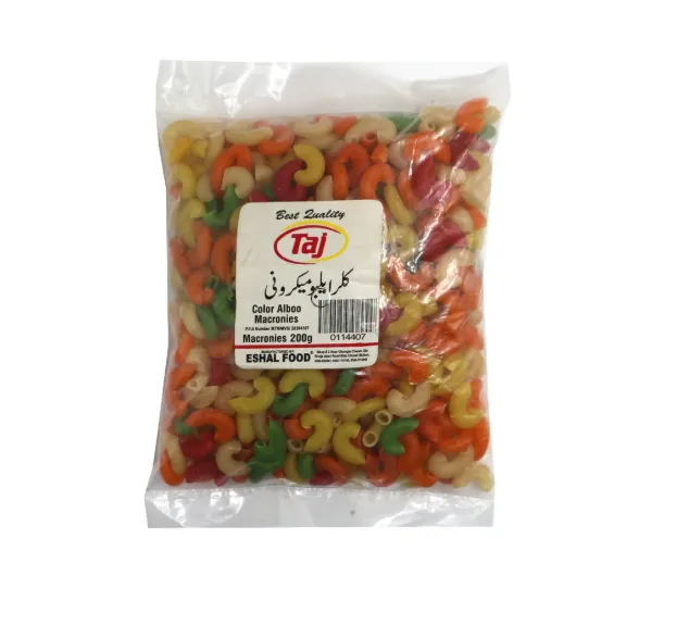 Taj Elbow Macaroni – Colored Pasta, 200g Pack | Daraz.pk
