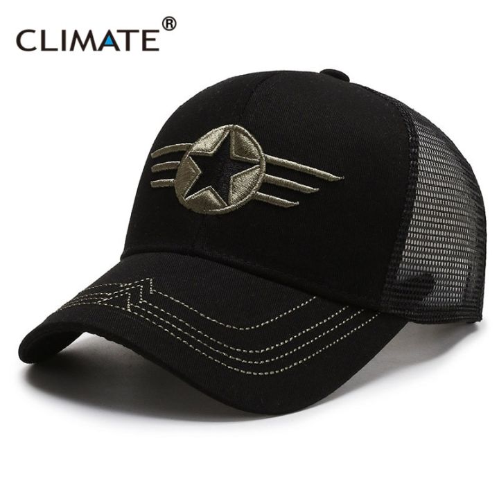 CLIMATE Military Cap Hat Five-pointed star Army Caps Men Camouflag ...