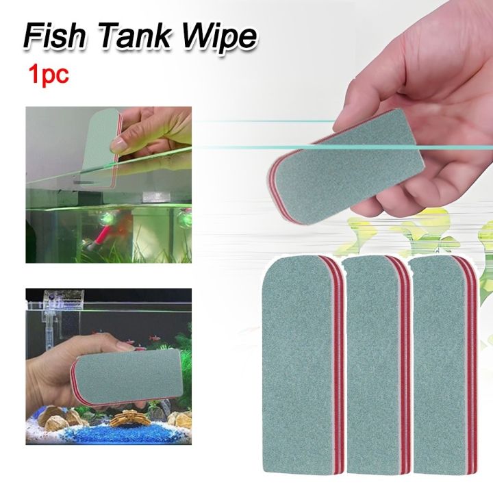 Durable Double-side Fish Tank Wipe Descaling Rust Remover Cleaning ...