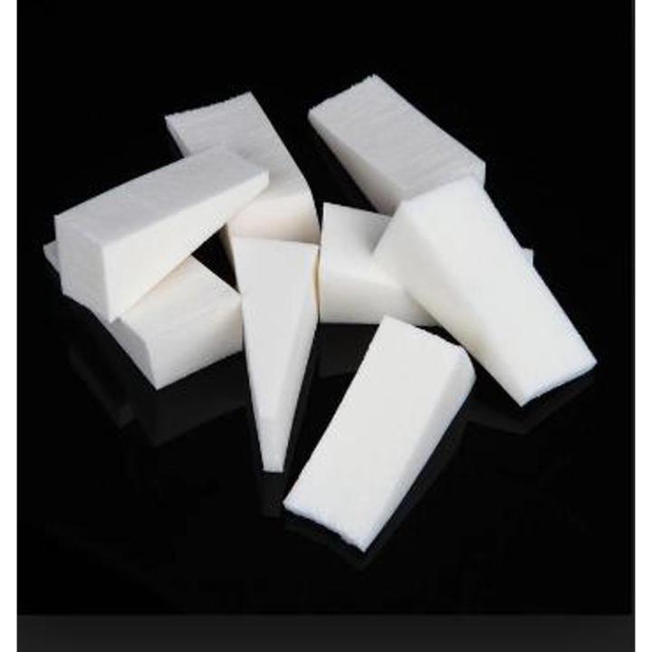4pcs White Triangle Makeup Sponge Puffs Facial Foundation Powder Base ...