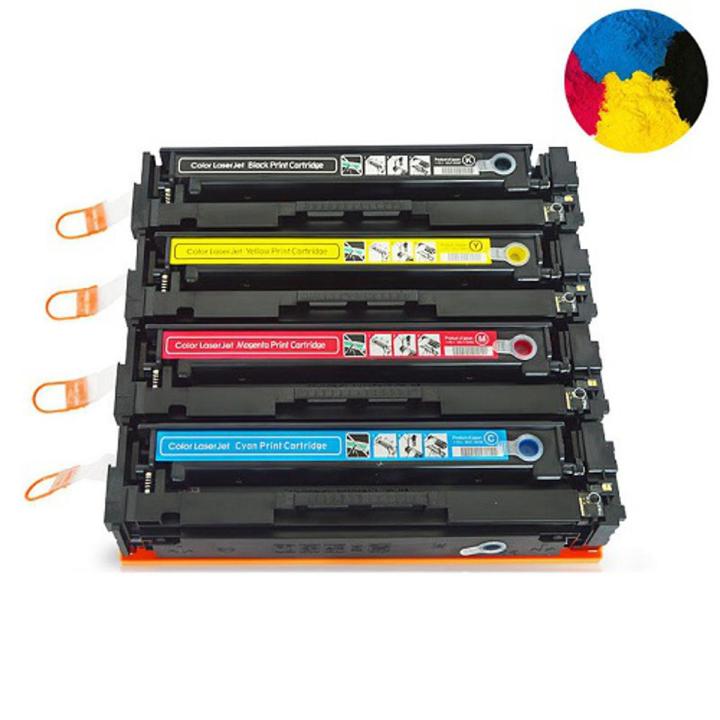 HP 203A Laserjet Toner Cartridges Set Black, Cyan, Magenta and Yellow ...