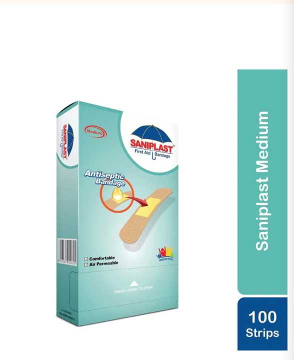 Saniplast Medium Family Pack Bandages, Flexible, Breathable and Secure ...