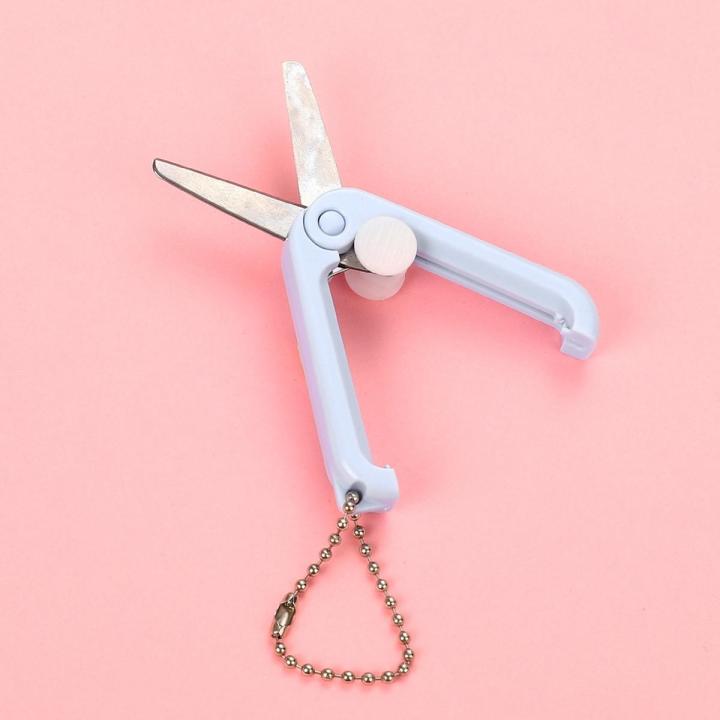 JIANWU Creative Mini Portable Folding Scissors Morandi Simple Paper ...