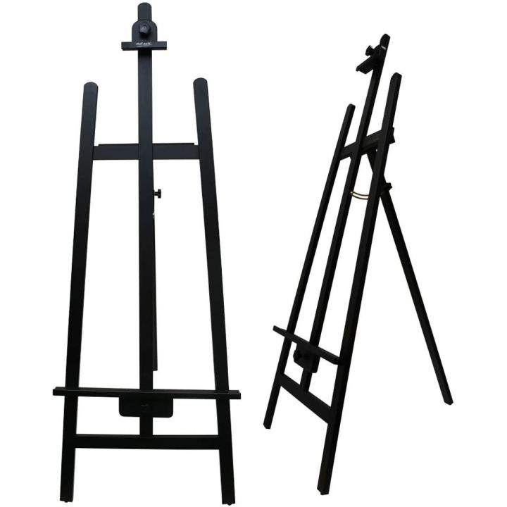Mont Marte Rear Support Easel. Floor A-Frame Wooden Easel Constructed ...