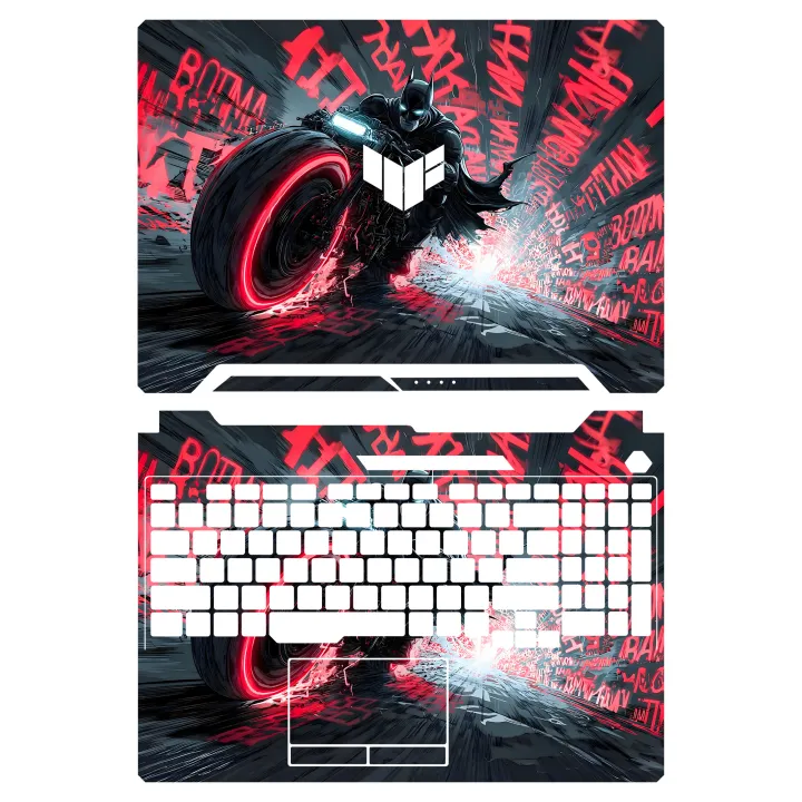 Asus TUF Gaming F15 FX506HE Laptop Skin / Wrap (Sticker, Not Cover) Pre ...