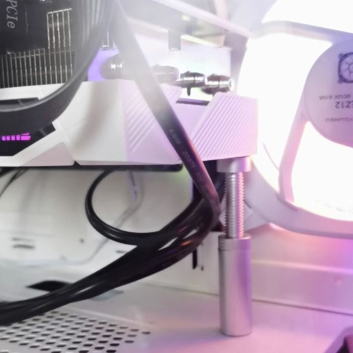 GPU Support Bracket Aluminum Alloy Graphics Card GPU Holder Vertical Fixed Video Card Holder ...