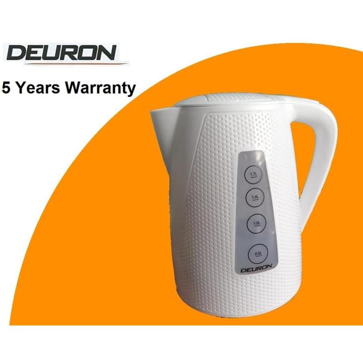 Deuron Deuron Electric Kettle - 1.7Ltr - White | Daraz.pk