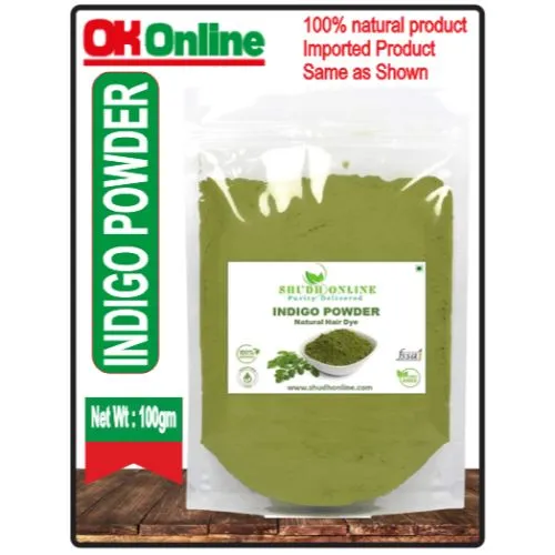 BETT Shudh Online Indigo Powder Organic for Hair Black Colour (100 ...
