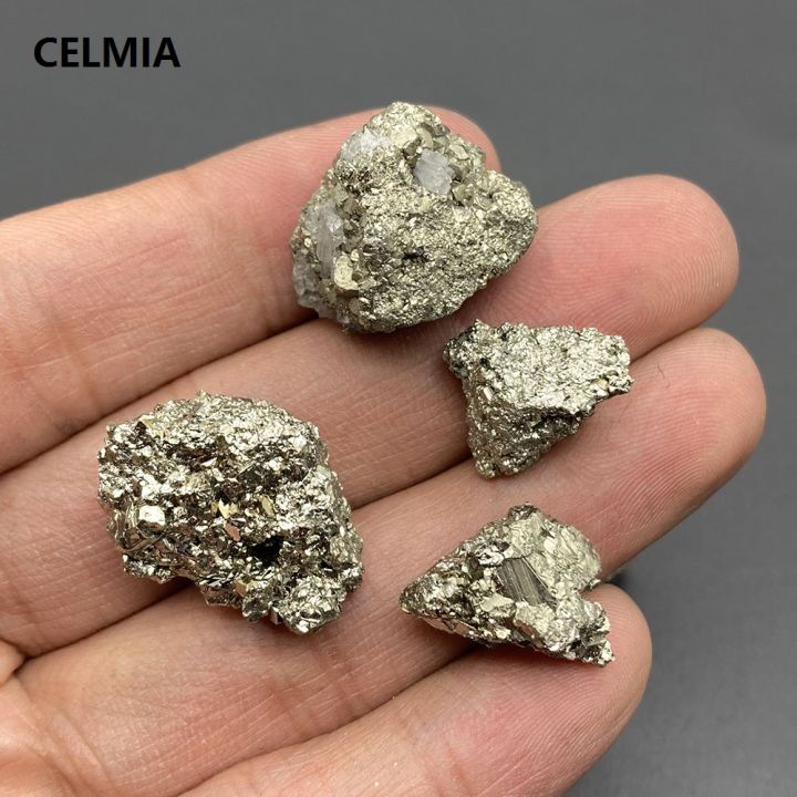 CELMIA 2025 Natural Pyrite Raw Stone Irregular Gemstone Yellow Iron ...