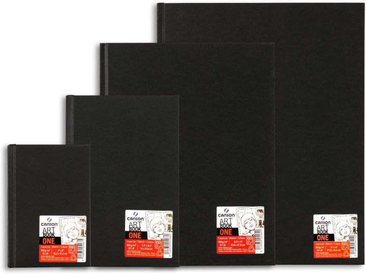 Canson ONE Art Book Paper Pad, Smudge Resistant Sketch Book Paper Pad ...