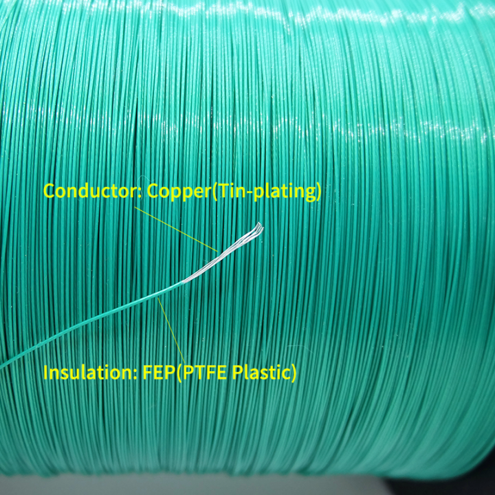 5m/100m Ul10064 Fep Wire 40/36/34/32/30/28/26awg Ptfe Plastic Ultra Fine Litz Wires Solder High ...